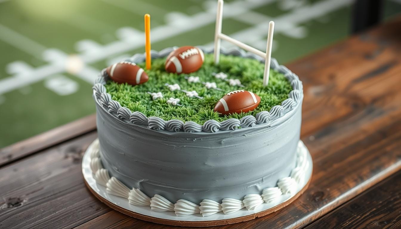 How to Make a Fun & Tasty Football Cake