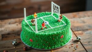 How to Make a Fun & Tasty Football Cake