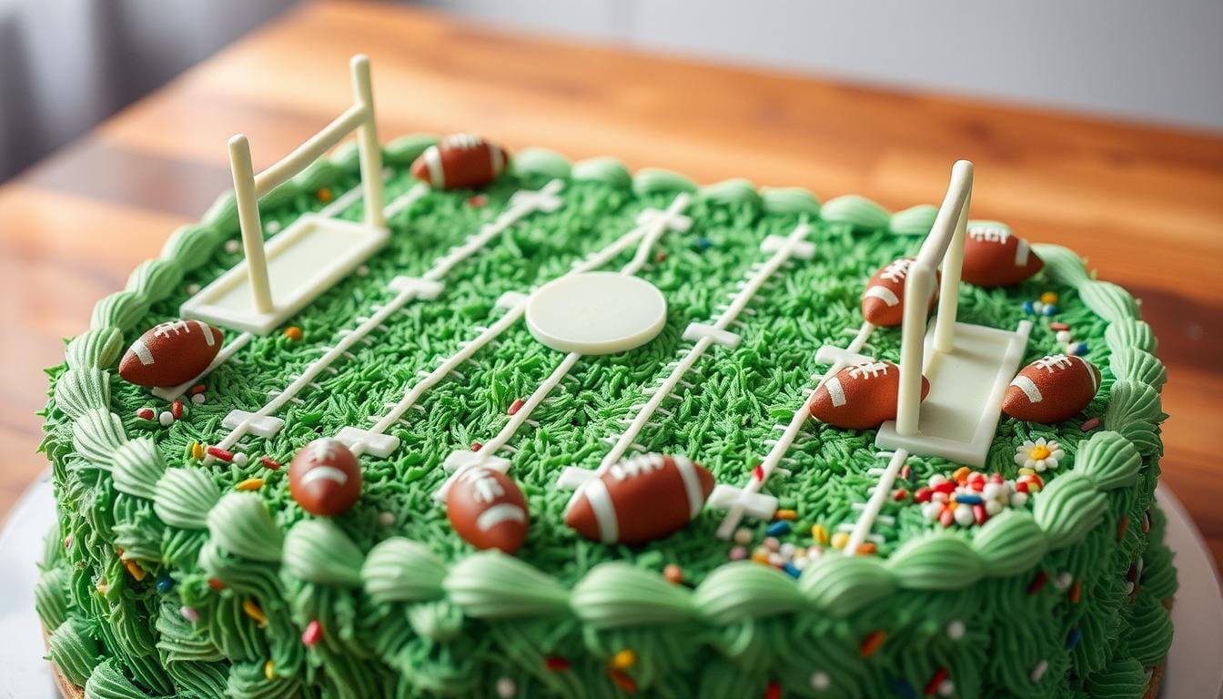 Football Field Cake Recipe: The Best Touchdown Dessert for Game Day!