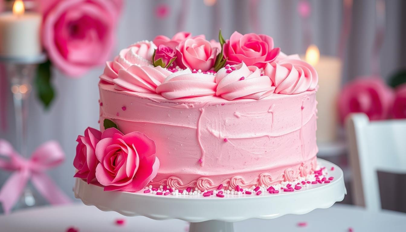 How to Bake the Perfect Pink Birthday Cake